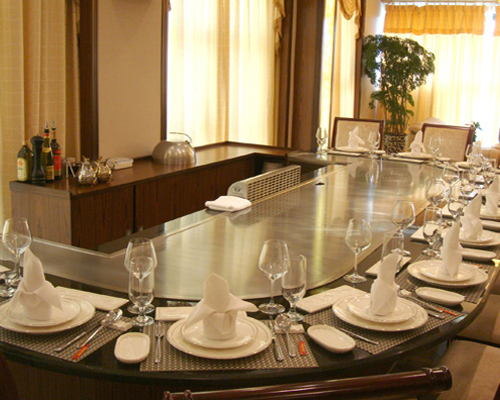 Arched Teppanyaki Table Equipment For Commercial - Cookeryaki®
