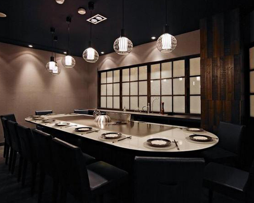 Oval Teppanyaki Table Equipment For Commercial - Cookeryaki®