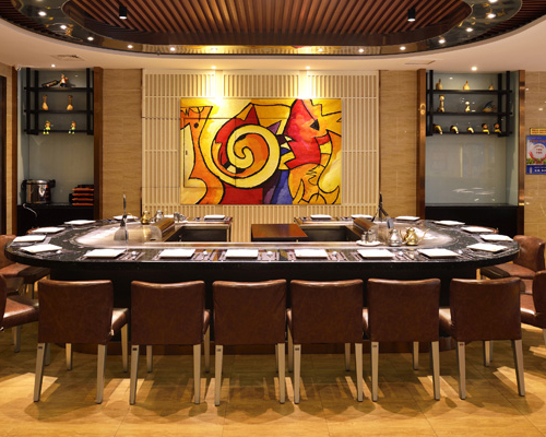 Oval Teppanyaki Table Equipment For Commercial - Cookeryaki®